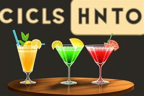 Premium Ai Image Cocktail Colorful Drink Visual Perception Beautiful