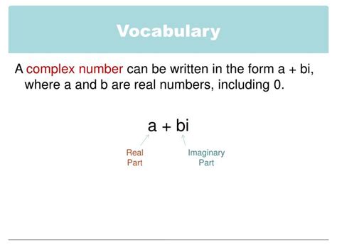 PPT Complex Numbers PowerPoint Presentation ID