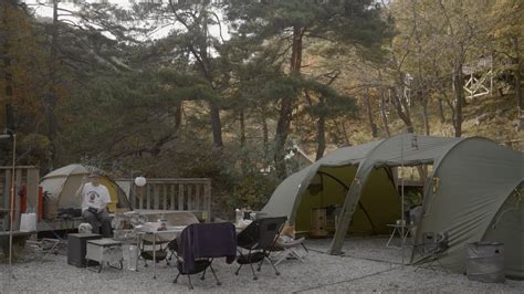 4k 올해 마지막일지도 모를 가을 캠핑 헬스포츠 발할 힐레베르그 알락2 대관령 솔내음캠핑장 Youtube