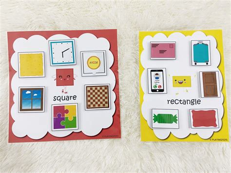 Shapes Pictures Sorting Activity Printable Sort By Shape Etsy Canada