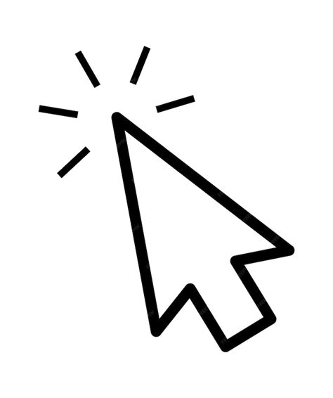 premium vector click cursor set computer pointer hand and arrow icon press pick action element