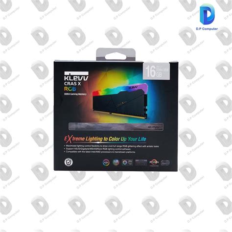 RAM KLEVV CRAS X RGB GB MHz DDR แรมพซ สนคาใหม รบประกน LT Shopee Thailand