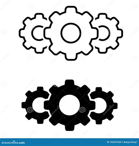 Software Integration Icon Vector Set Test Automation Illustration Sign
