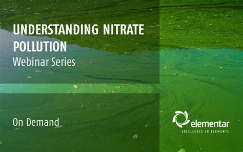 Elementar Nitrate Pollution Webinar Series Elementar