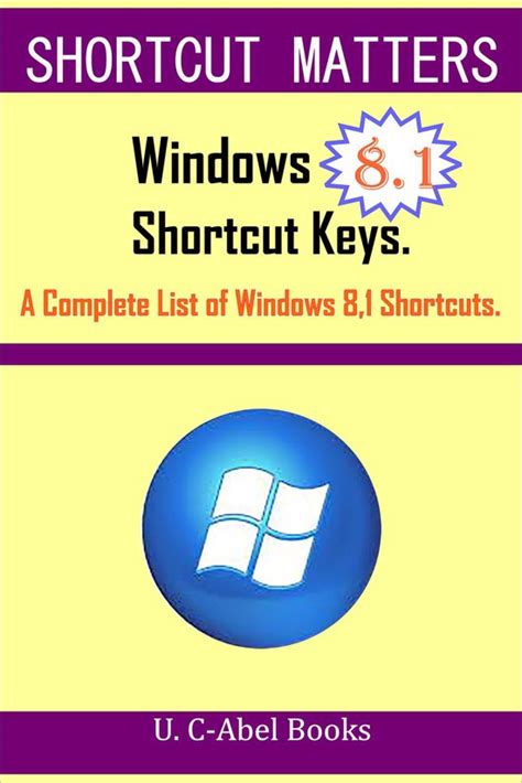 Shortcuts Matters Windows 8 1 Shortcut Keys Ebook U C Abel Books 9780463988022 Bol