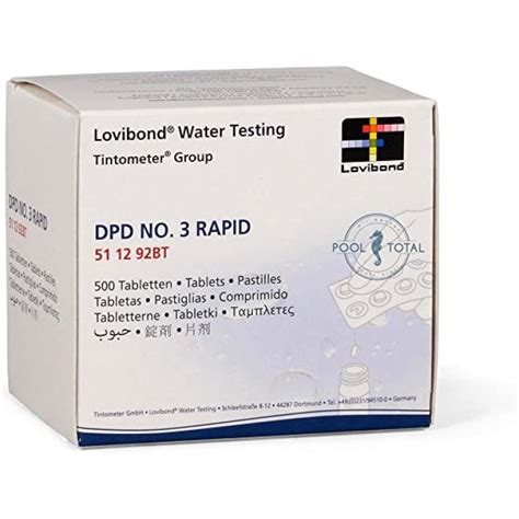 Dpd No 3 Rapid Dissolve Tablets Chemical Plus