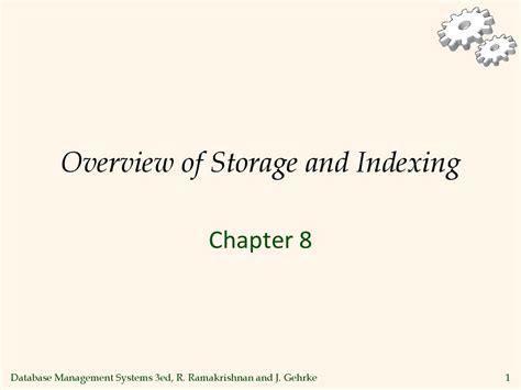 overview of storage and indexing ppt download
