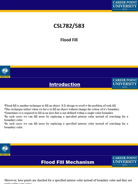 Flood Fill And Pattern Fil Lect 10 Pdf Computer Programming