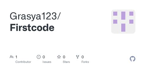 github grasya123 firstcode