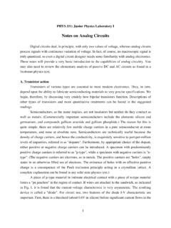 Notes On Analog Circuits Rice University Notes On Analog Circuits Rice University Pdf PDF PRO