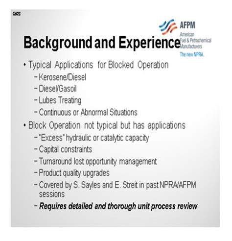 Question 28 What Is The Panels Experience In Block Mode Operating Between Vgo And Diesel Modes
