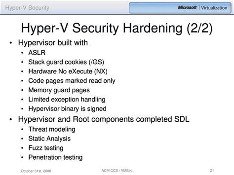 Ppt Hyper V Security Powerpoint Presentation Free Download Id386211