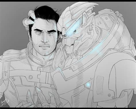 Pin By Татьяна On Золотая команда Нормандии Mass Effect Art Mass