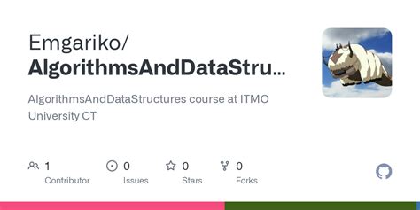 Github Emgarikoalgorithmsanddatastructures Algorithmsanddatastructures Course At Itmo