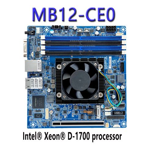 For Gigabyte Mb12 Ce0 Rev 100 Motherboard Intel Xeon D 1700 Processor