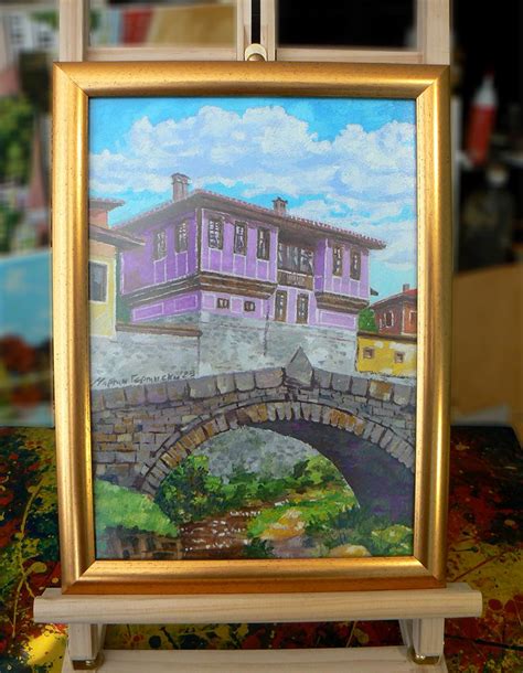 Мостът на първата пушка Копривщица Малка картина нарисувана от мен R Bulgaria