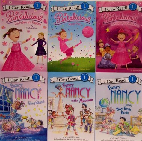 Pinkalicious And Fancy Nancy 6 Book Set Of I Can Read Level 1 Books By Victoria Kann By Victoria