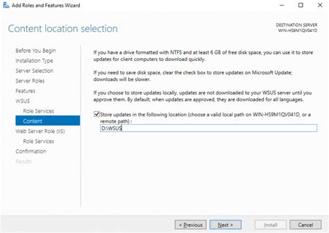 Install And Configure Windows Server Update Services WSUS