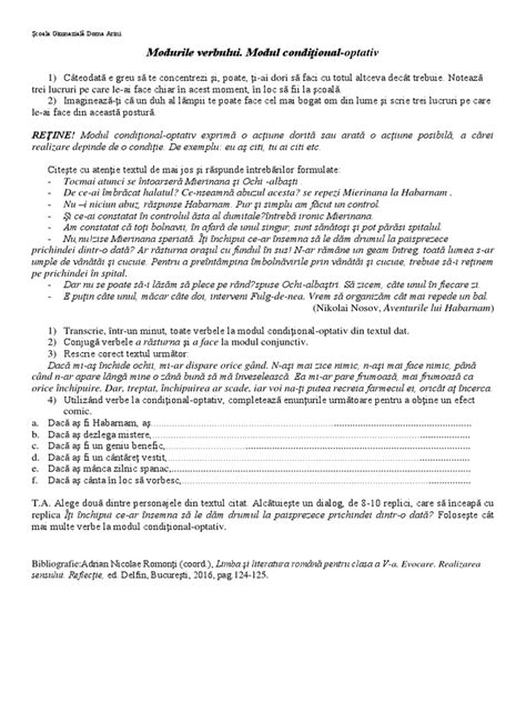 Modul Conditional Optativ Pdf Modul Conditional Optativ Pdf