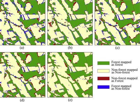 Forest Error Maps For The Results Of Different Methods By Comparing Download Scientific Diagram