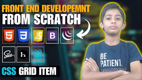 Css Grid Item Frontend Web Development Full Course From Scratch Youtube