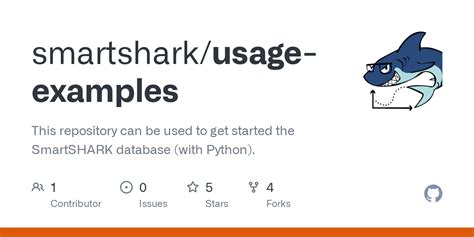 usage examples example notebook ipynb at main · smartshark usage