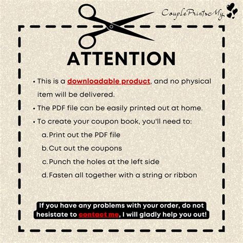 Naughty Coupon Book Printable Date Night Sex Coupons Template Etsy Australia