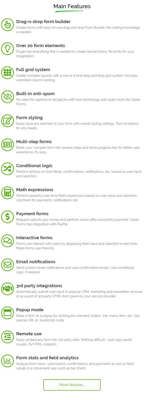 Green Forms Standalone Form Builder Codemarket
