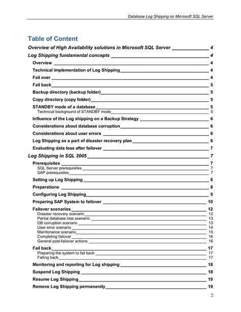 Log Shippingbestpractices Pdf
