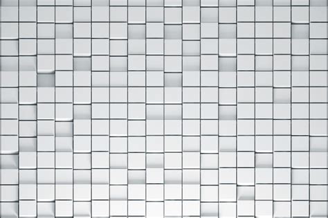 Premium Photo 3d Rendering Of A White Abstract Geometric Pattern