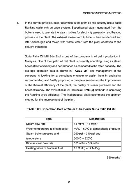 Solution Thermodynamics Assignment Rankine Cycle Efficiency Design Of