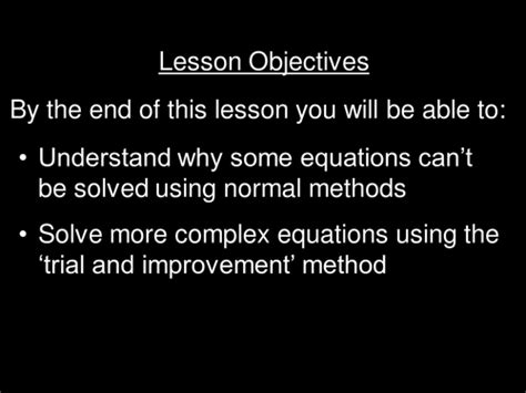 Solving By Iteration Trial And Improvement Fully Dynamic And Interactive Teaching Resources