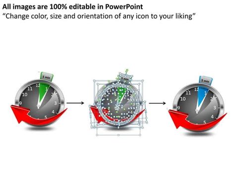 Stopwatch Style 4 Powerpoint Presentation Templates Ppt