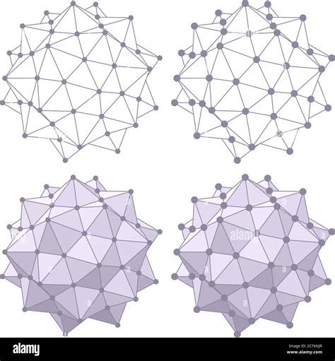 vector circles with triangular effect stock vector image and art alamy