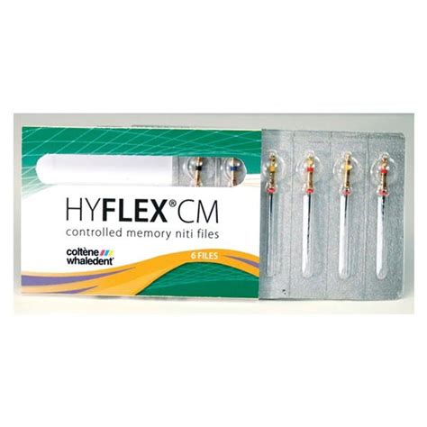 Hyflex Cm Rotary File 21 Mm Nickel Titanium Assorted 6pk Dental Brands