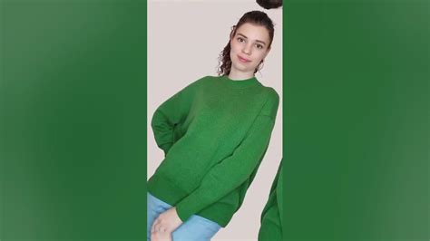 Джемпер оверсайз Японское плечо Youtube