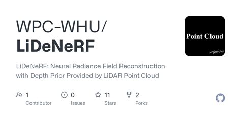 Github Wpc Whulidenerf Lidenerf Neural Radiance Field Reconstruction With Depth Prior
