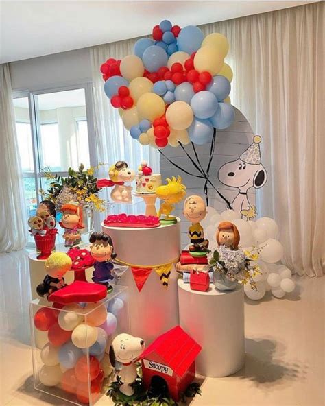 Pin De Deyanira Cohen En Snoopy Feliz Cumpleaños De Snoopy Fiesta De