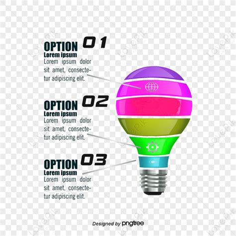 벡터 창조적 인 인포 그래픽예문 원차트 옵션 Png 일러스트 무료 다운로드 Lovepik