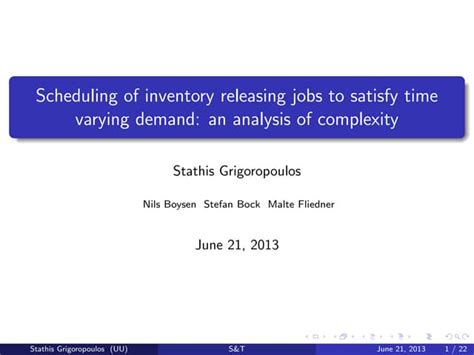 Scheduling Ppt Free Download