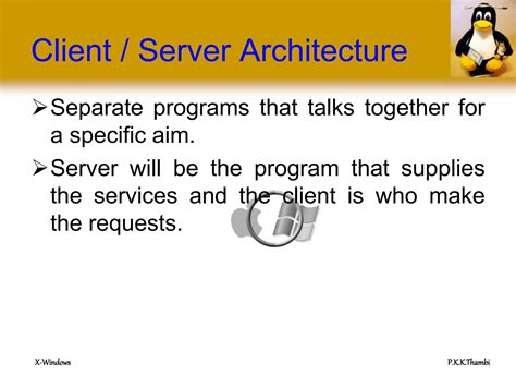 The X Window System Graphical User Interface Ppt