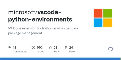 Github Microsoftvscode Python Environments Vs Code Extension For Python Environment And