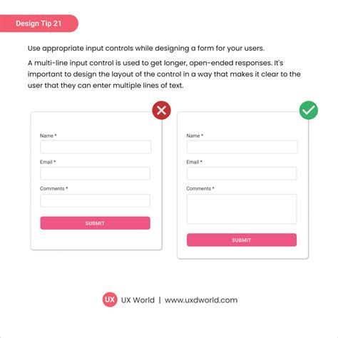 Design Tip21 Use Appropriate Input Controls In Your Forms