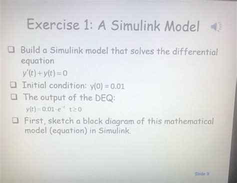 Solved Exercise 1 A Simulink Model Build A Simulink Model