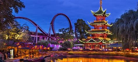 Парк Тиволи Kjøbenhavns Sommer Tivoli Копенгаген