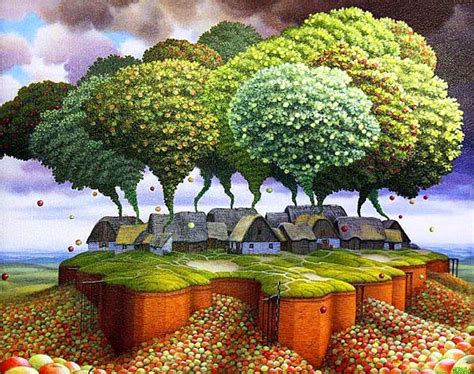 波兰画家 Jacek Yerka 超现实主义经典画作