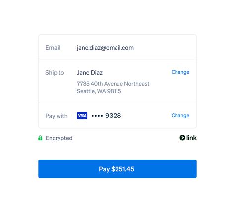 Link By Stripe One Click Payments