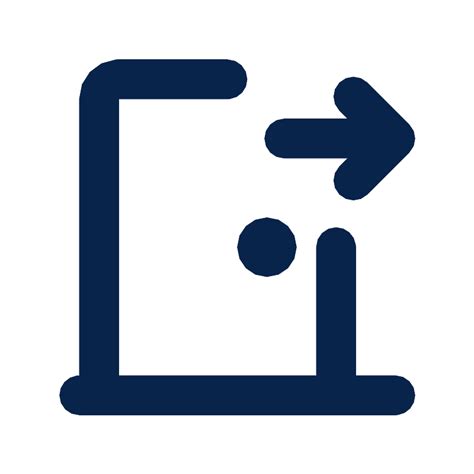 Exit Door Vector SVG Icon SVG Repo