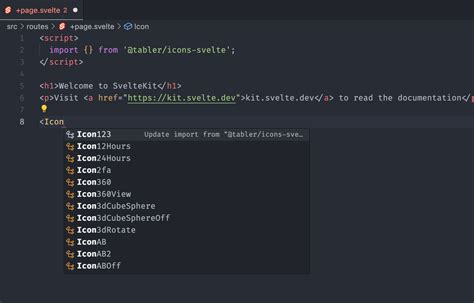 Intellisense For Never Before Imported Libraries Doesnt Work · Issue 2193 · Sveltejslanguage