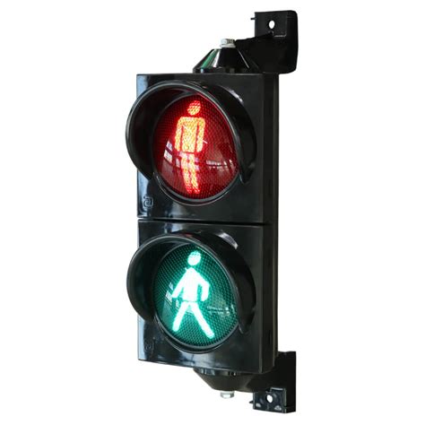 100 Mm Ledli Yaya Figürlü Sinyal Verici Trafik Lambası